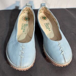 El Naturalista | Shoes | El Naturalista Sz 39 Light Blue Leather Flats ...